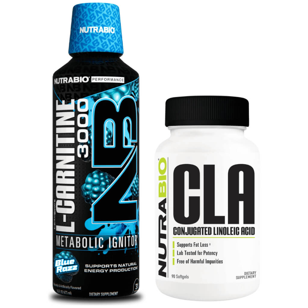 Combo CLA + Carnitina Liquida 3000 | NutraBio Panama